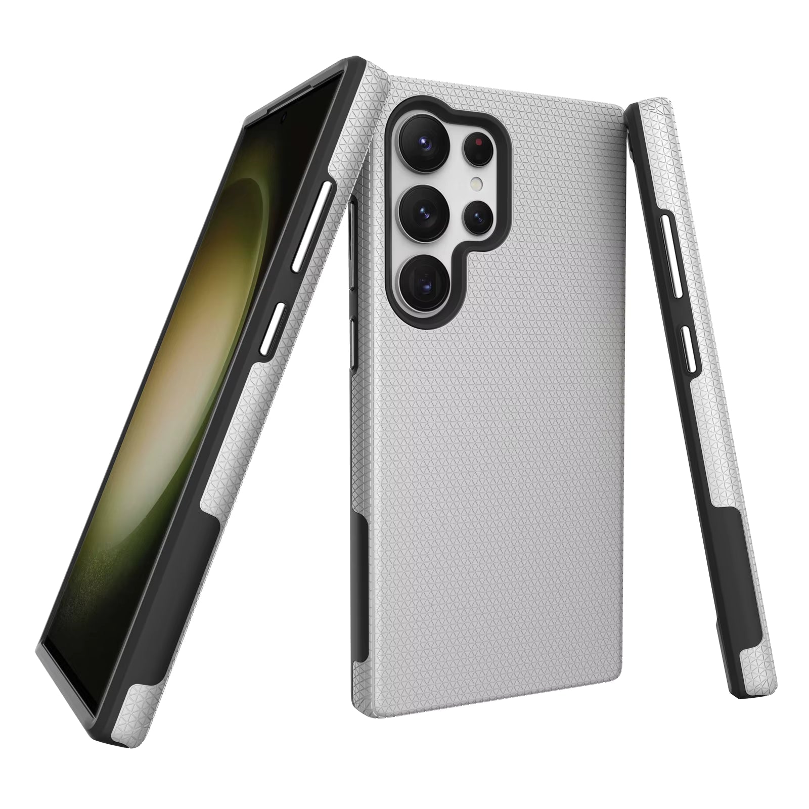 Samsung S25 Ultra / Triangle Cases / Silver – Cellspart