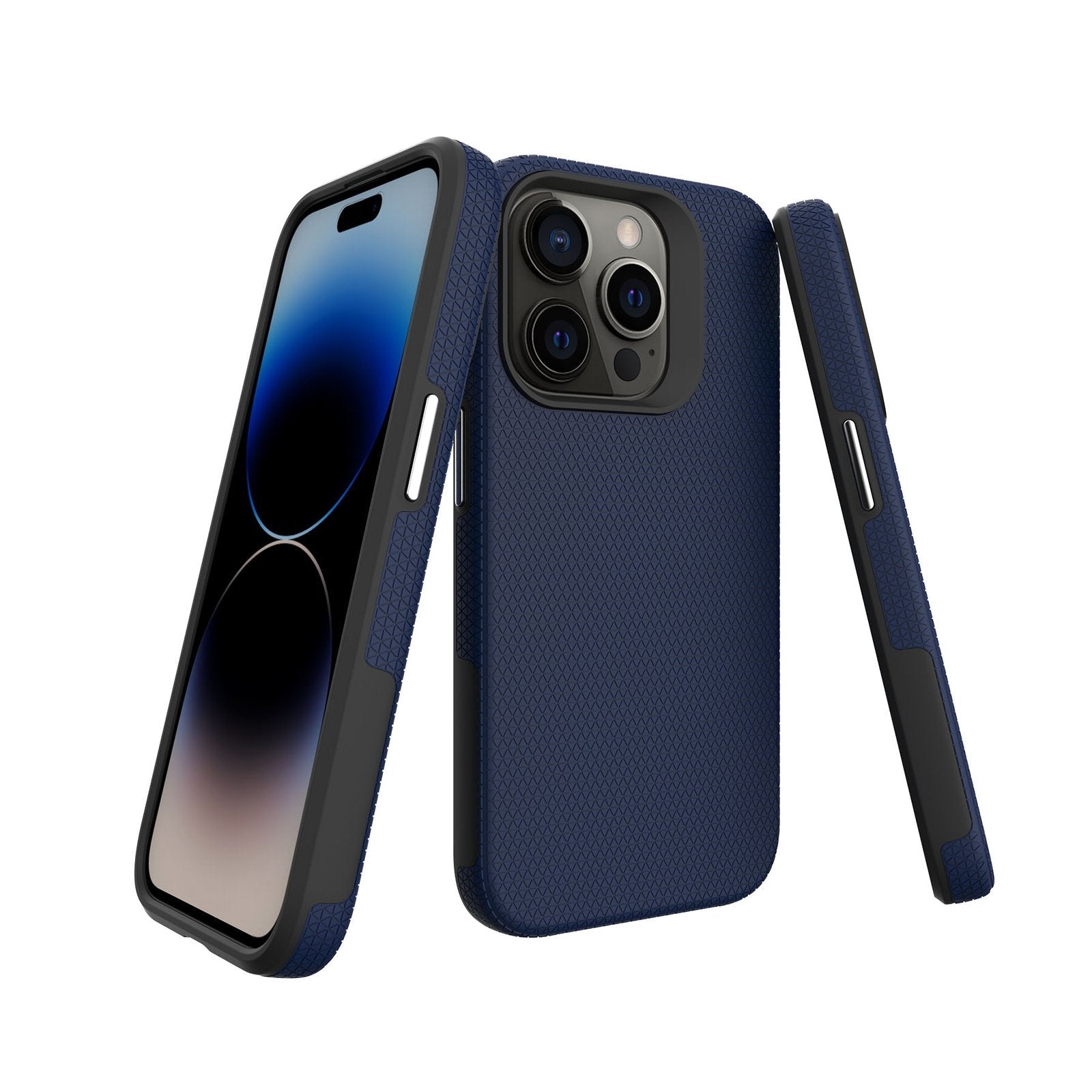 iPhone XS Triangle Case / Navy Blue – Cellspart